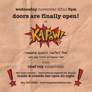 Kapow! in Boca cooks up noodles, cocktails, edgy artwork - The Atomic Grog